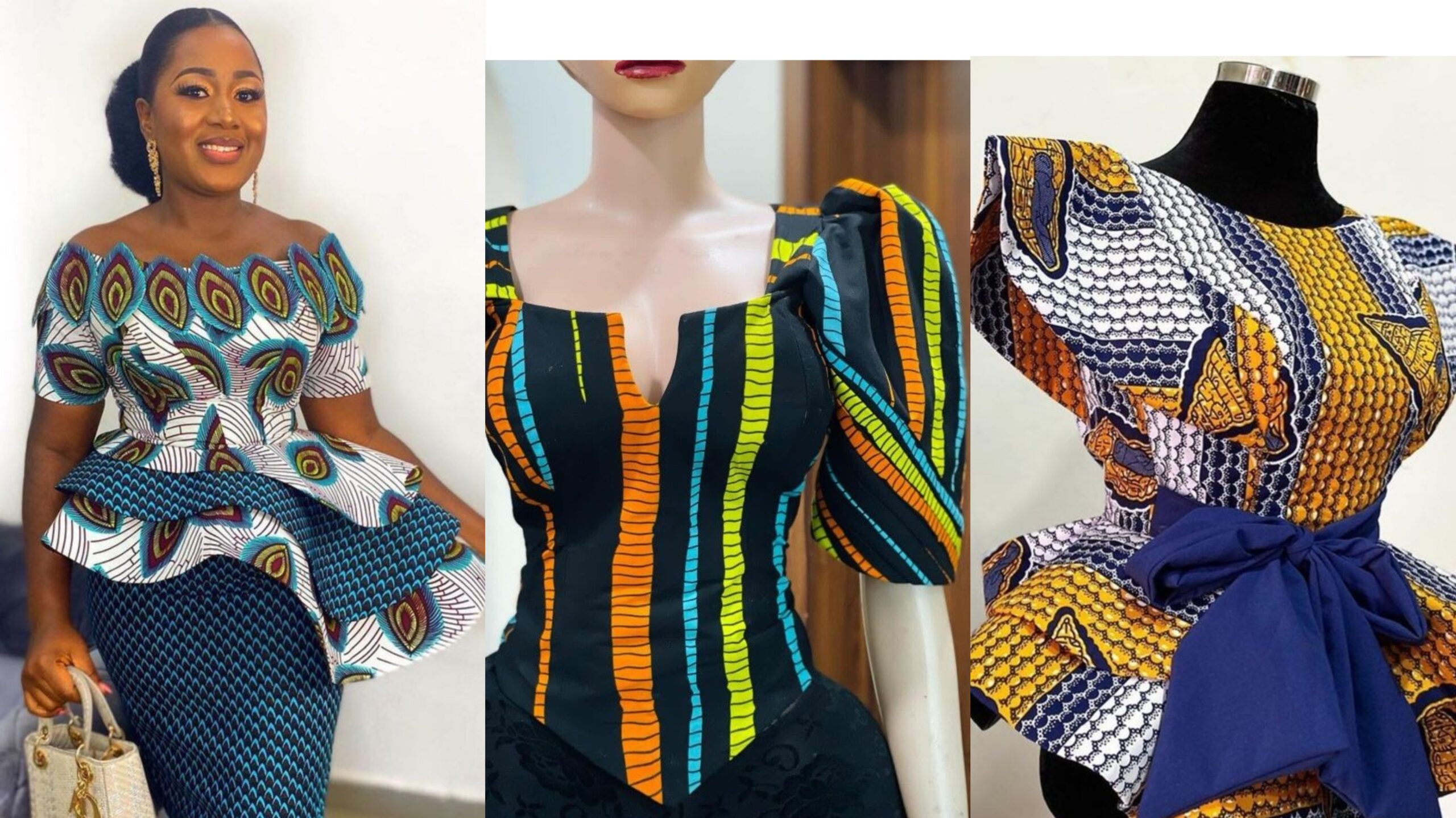 Stylish Latest Ankara Tops - 20 Pictures African Prints Dresses