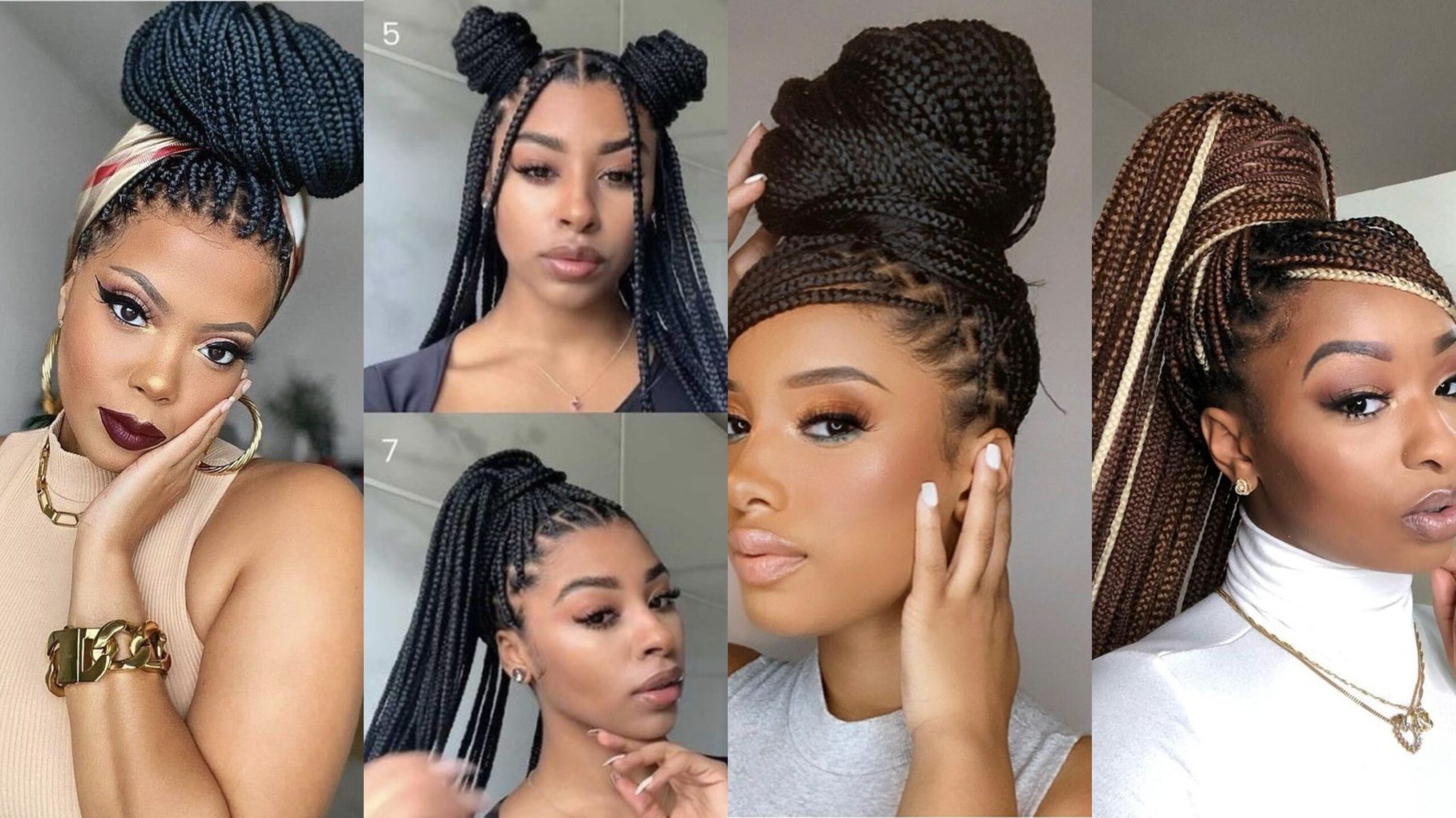 Latest Box Braids Hairstyles For Every African Woman.